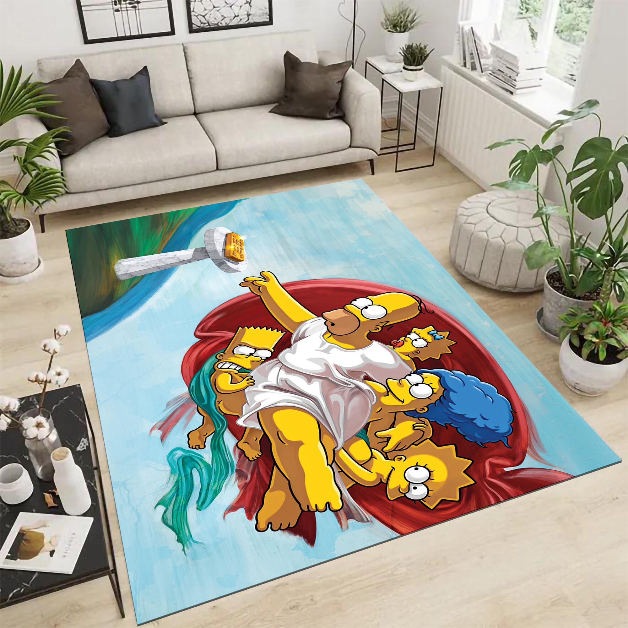 The Simpsons, Simpson Characters, Special Design, Animation Rug ...