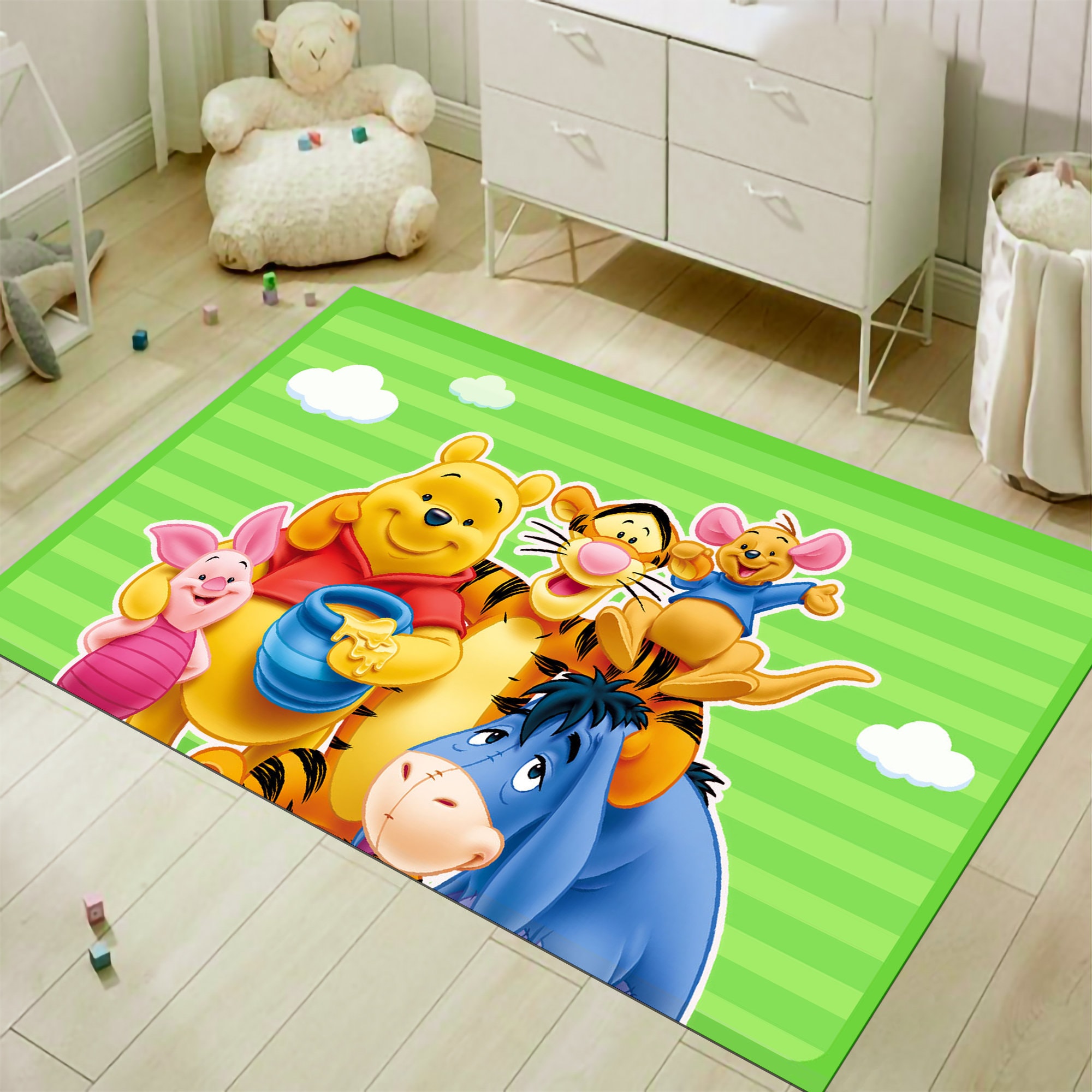 Winnie The Pooh Rug For Nursery