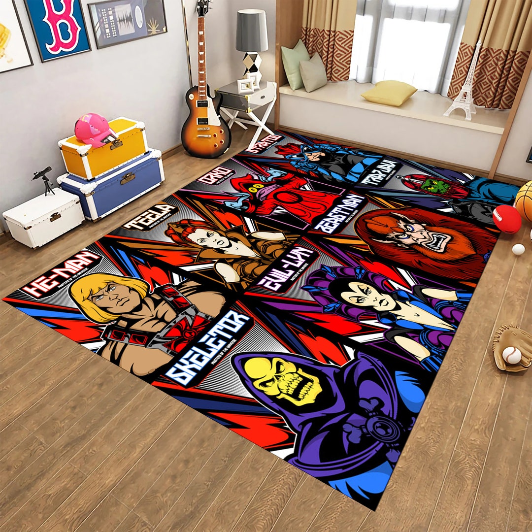 Cartoon Characters Rug,super Hero Rug,fantastic Rug,movie Decor ...
