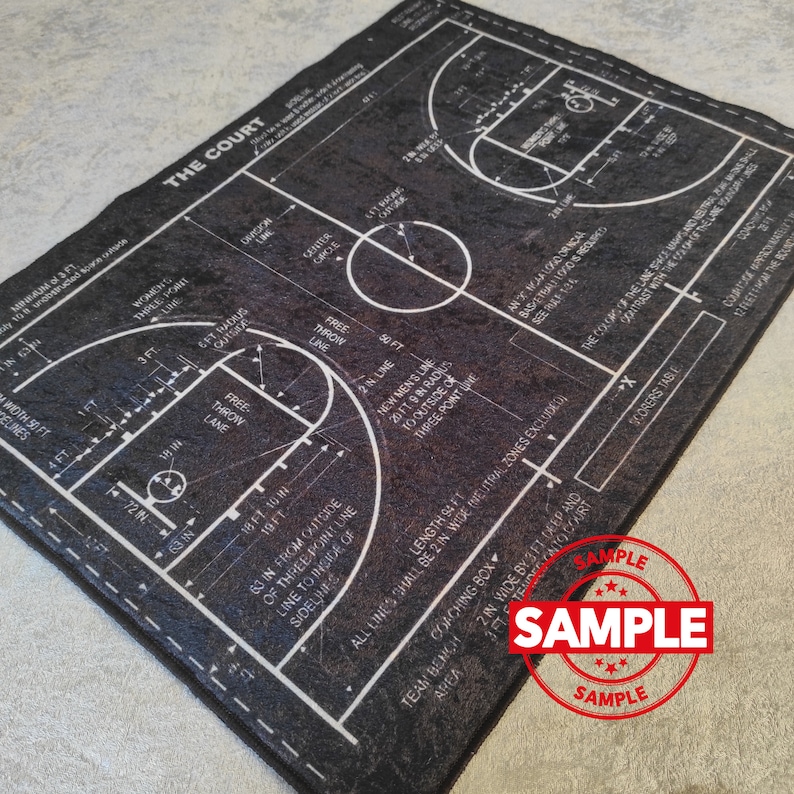 Basketball Rug, Basketball NBA Rug, Teams Rug, Colorful Rug, Sport Rug ...