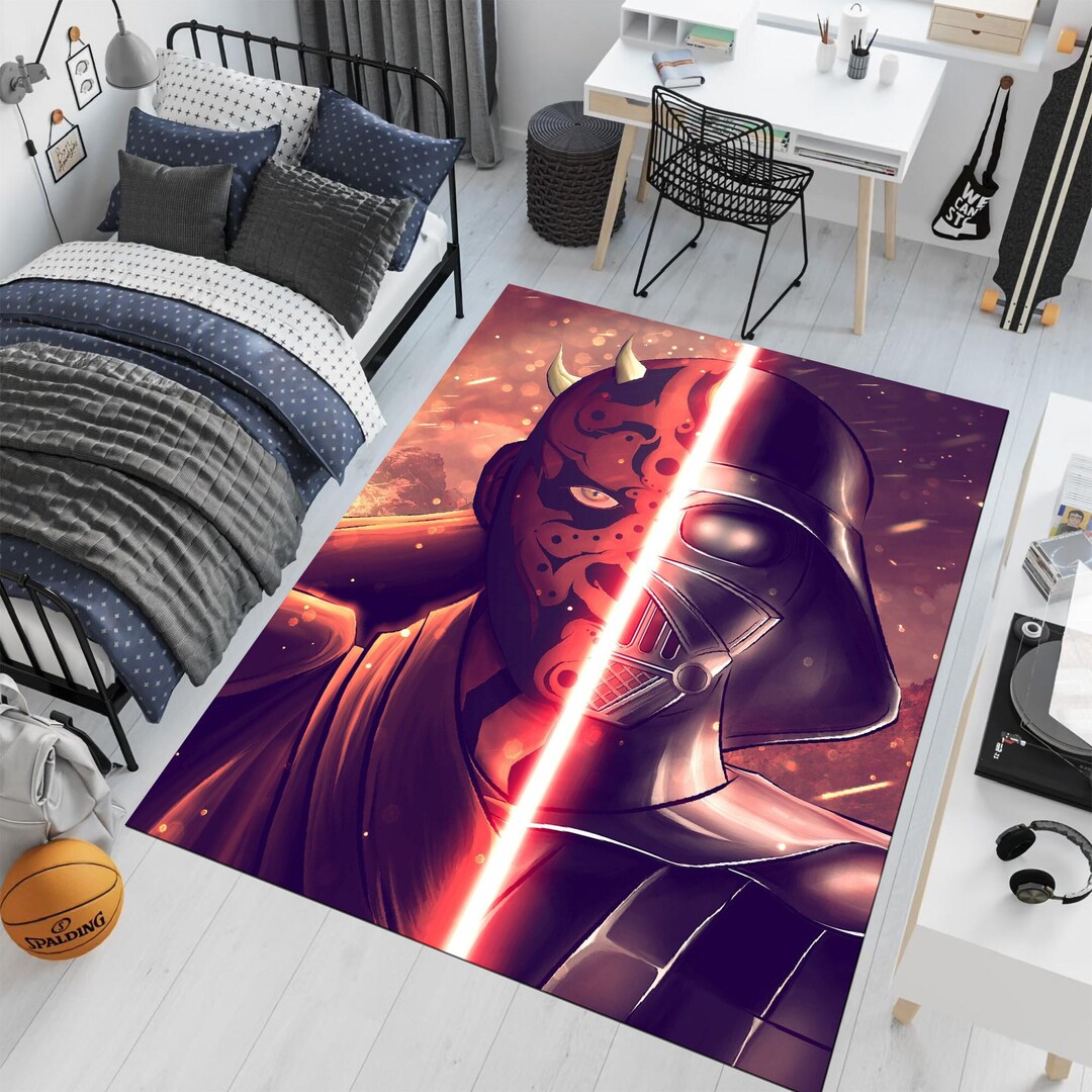 Star Wars Rug, Darth Vader Rug,star Wars Themed Rug,rugs for Living ...