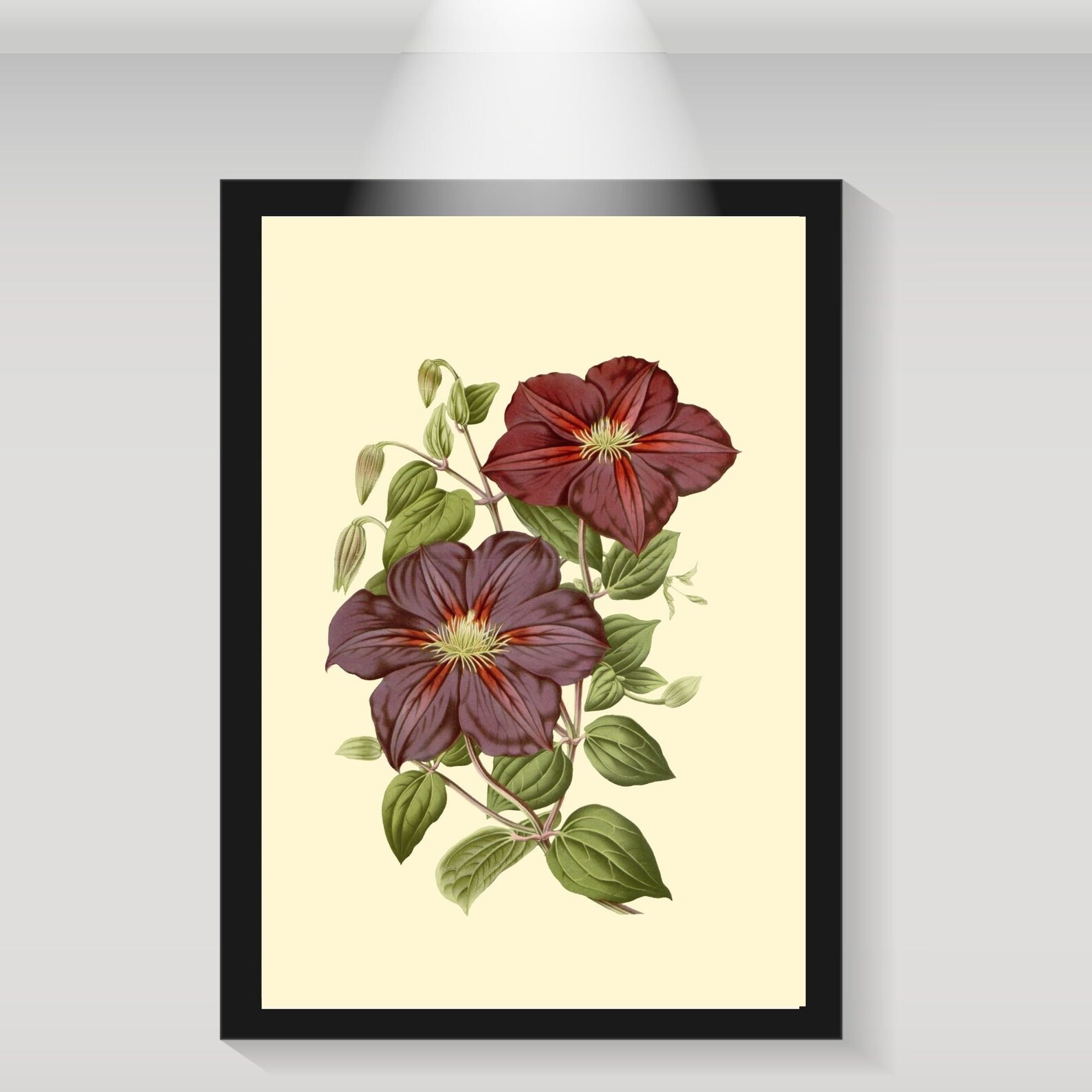 Flower Wall Art, Flower Bouquet Wall Art, Floral Print, Home Decor ...