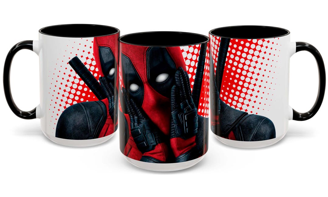 Taza Deadpool Y Wolverine, Taza Regalo, Taza De Cafe, 11oz, 15oz ...