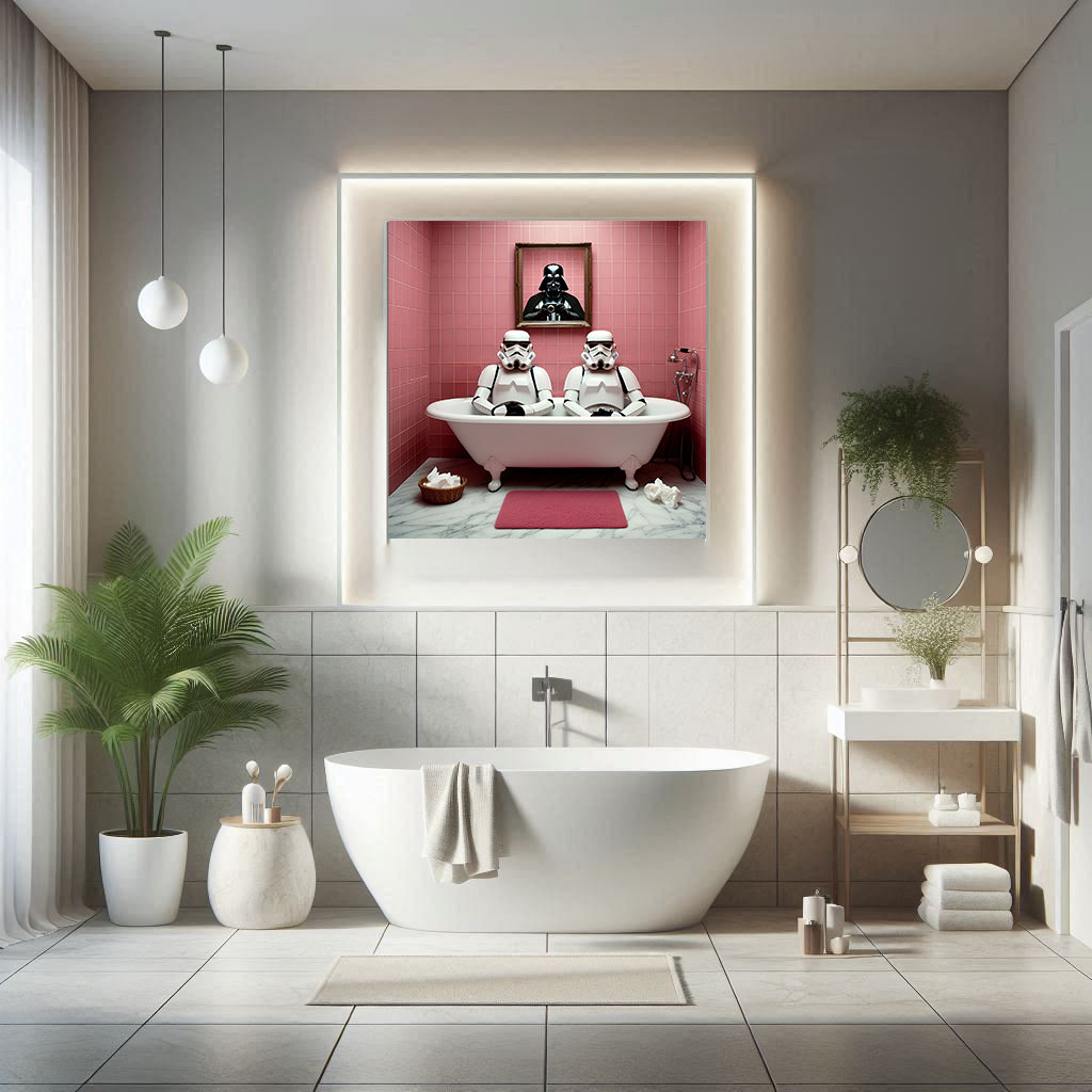 Storm Trooper Bathtime | Darth Vader's Photography | Star Wars Art ...
