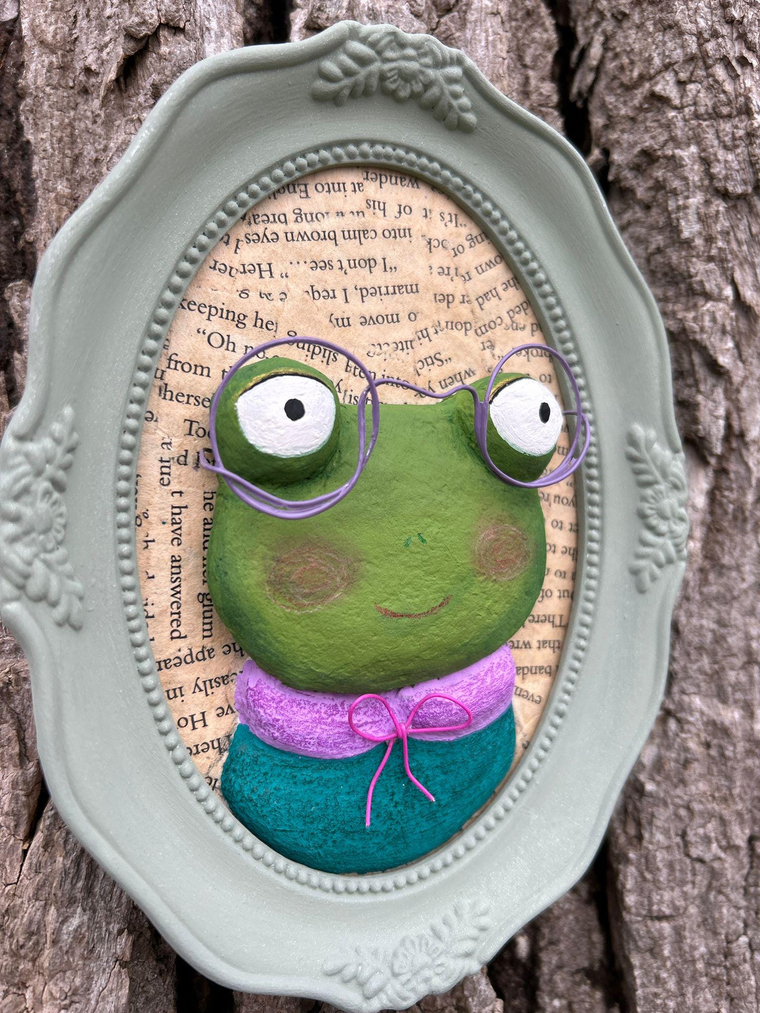 Frog - Paper Mache - Etsy