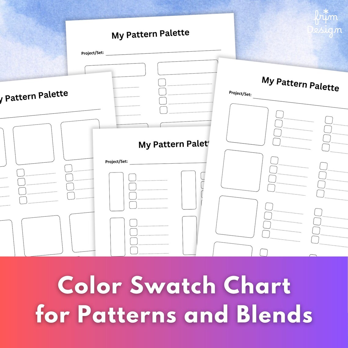 Coloring Practice Sheets: Patterns & Blends - A4/letter Size (PDF/PNG ...