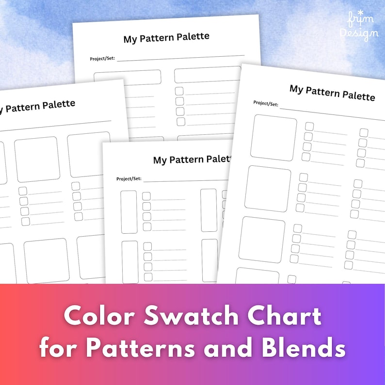Coloring Practice Sheets Template for Texture, Patterns and Blends ...