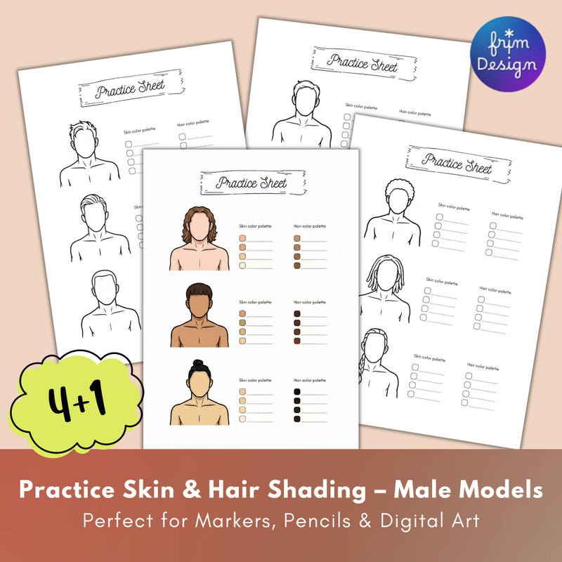 Skin Tones and Highlights - Etsy