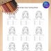 Skin Tone and Hair Combo Practice Sheets – Male & Female Face Templates ...