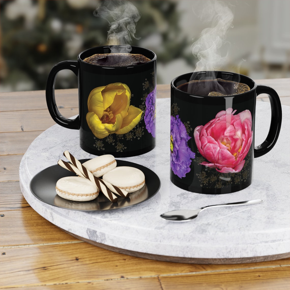 Personalized Mug Print, Template Png File 3 Set, Custom Name 11oz Mugs ...