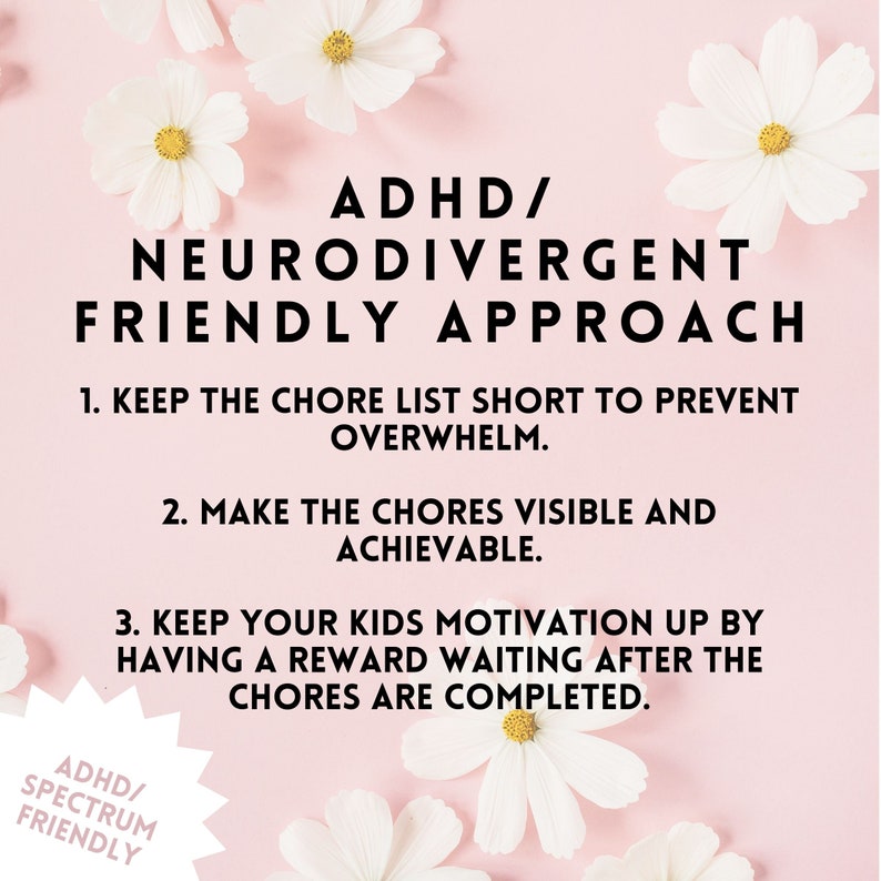 Tween Chore Chart Cleaning Schedule Preppy Reward Chart Checklist for ...