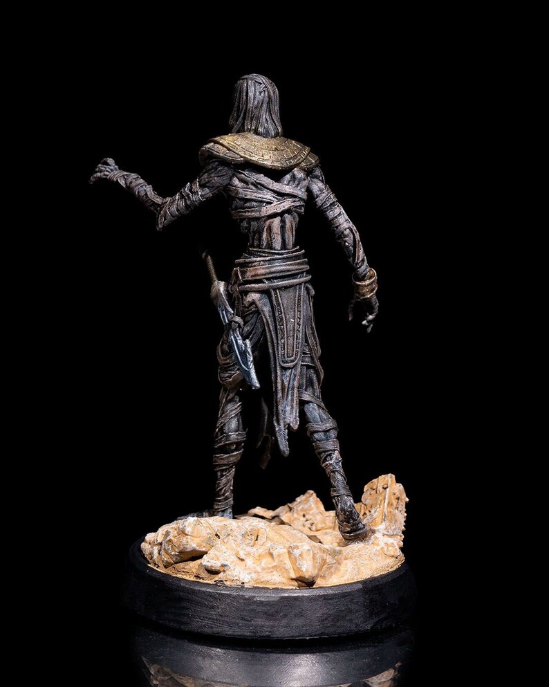 Solid Grey Mummy Miniature Gaming Figure for Tabletop RPG or Collection ...