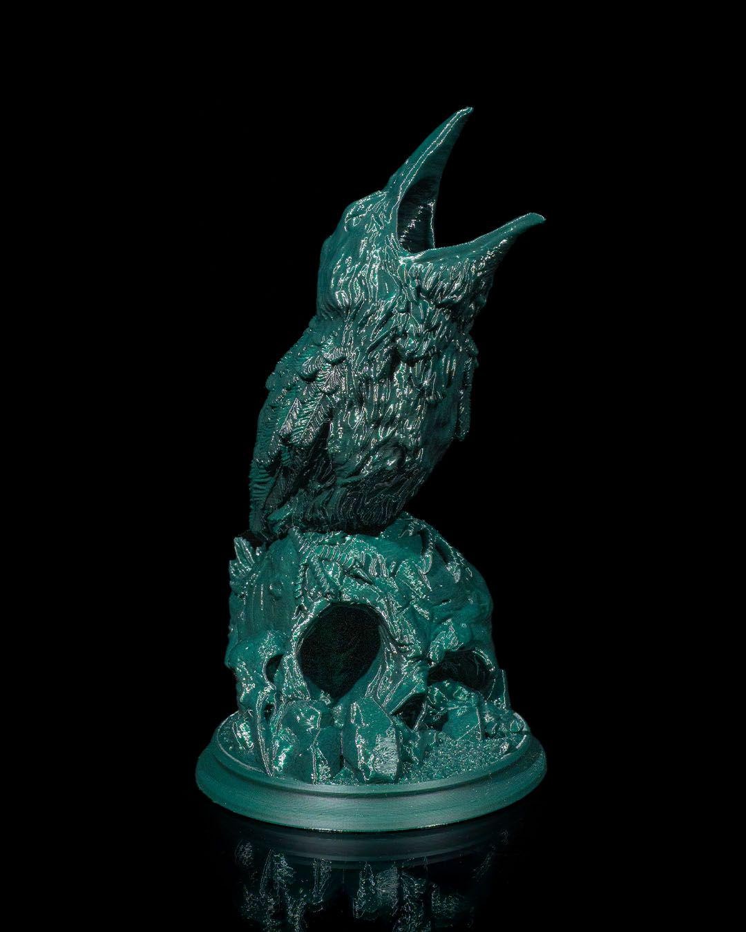 Raven Dice Tower 3D Printed Raven and Skull for Tabletop Gaming - Etsy