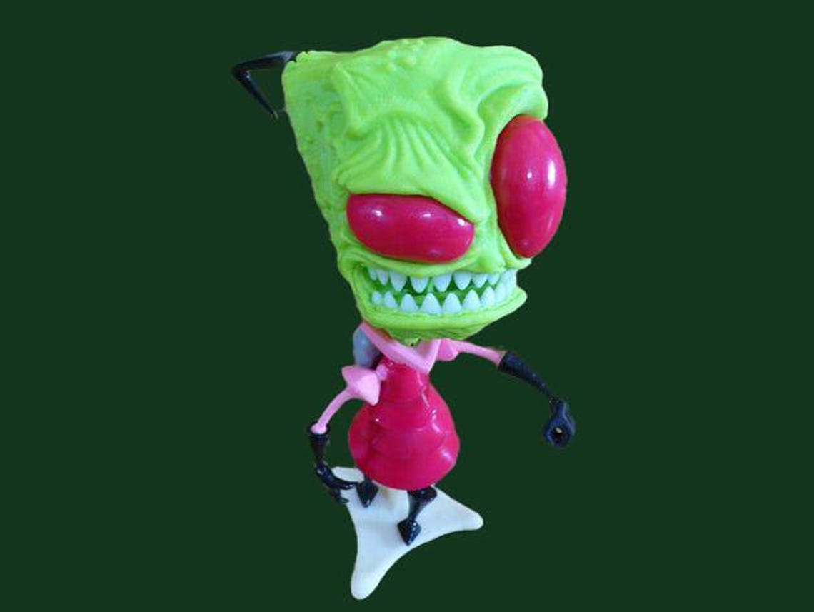 Invader Zim 3d Printed Figure - Etsy