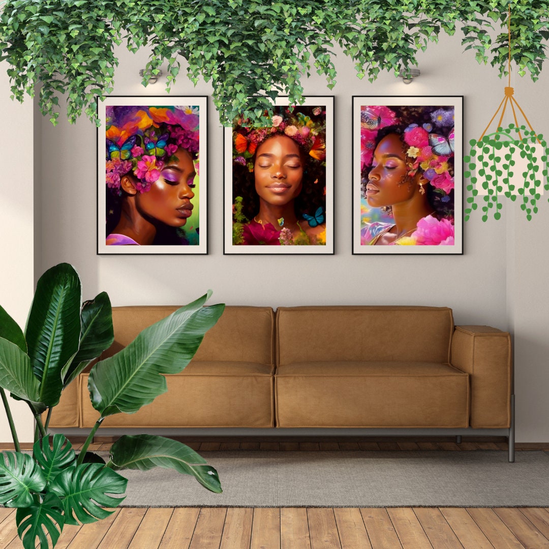 Beauty in Outstanding Colors Like Flowers, Oil Painting Wall Art ...