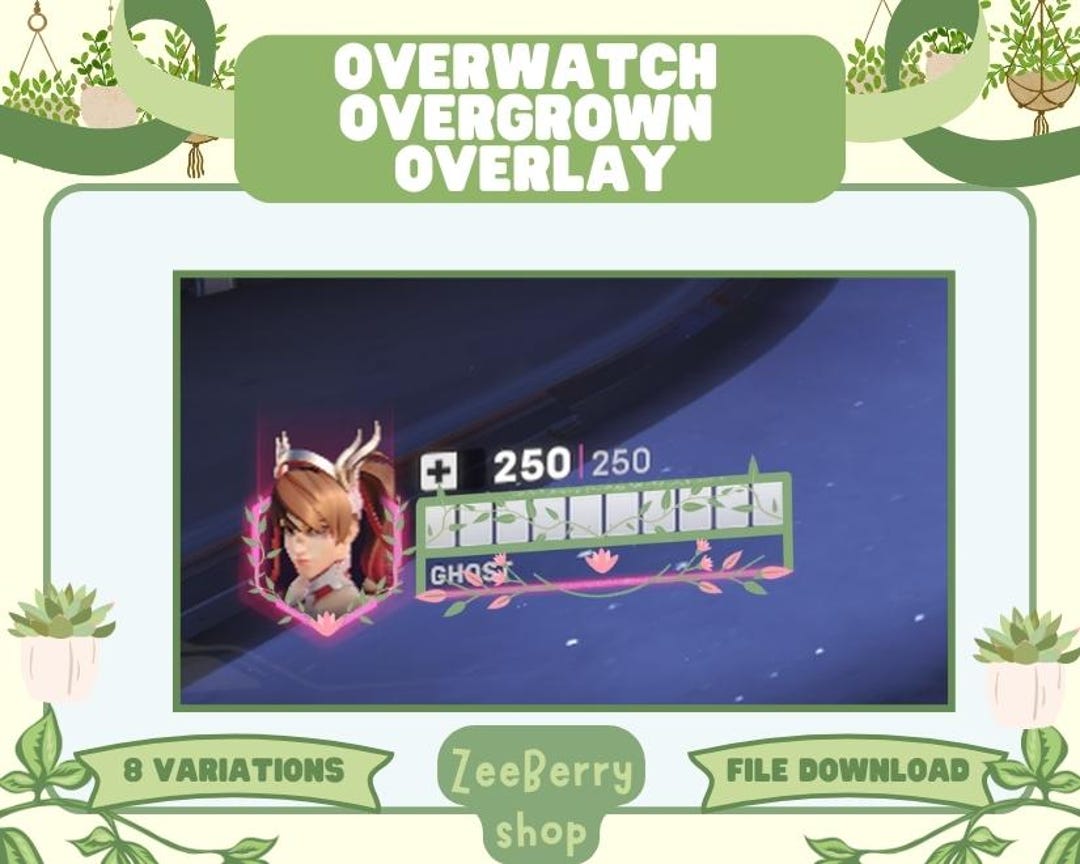 Overgrown Overwatch Stream Overlay Bundle - Etsy