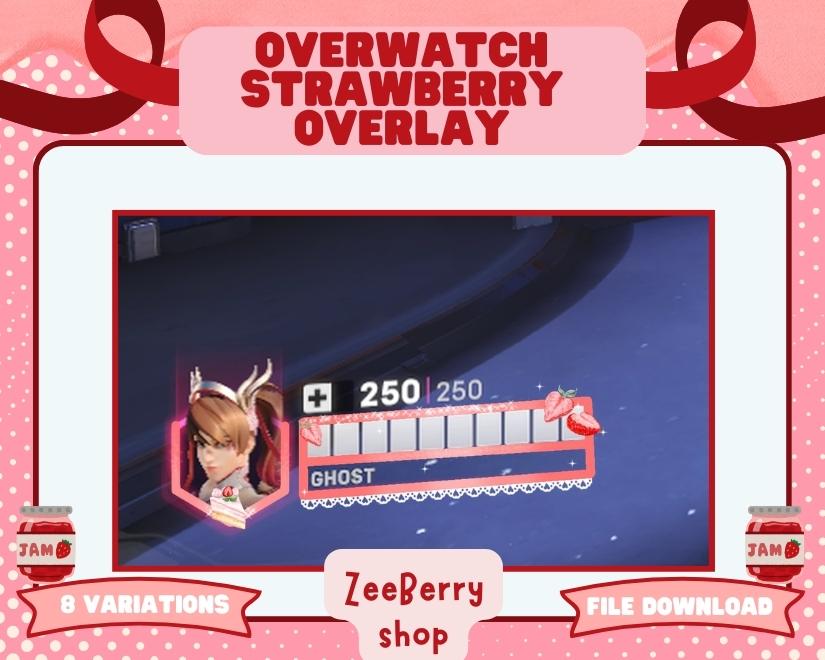 Strawberry Cheese Cake, Overwatch Stream Overlay Bundle - Etsy