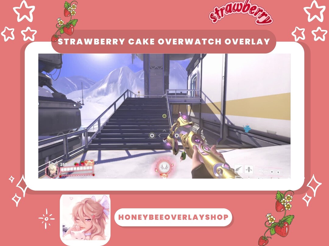 Strawberry Cheese Cake, Overwatch Stream Overlay - Etsy
