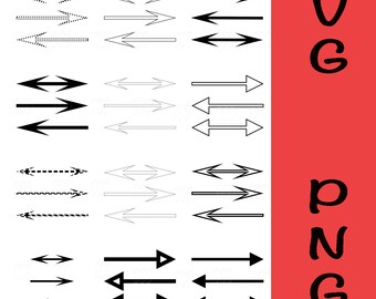 Arrow SVG Bundle Arrows SVG PNG Cut Files for Cricut Arrow Clipart Bow ...