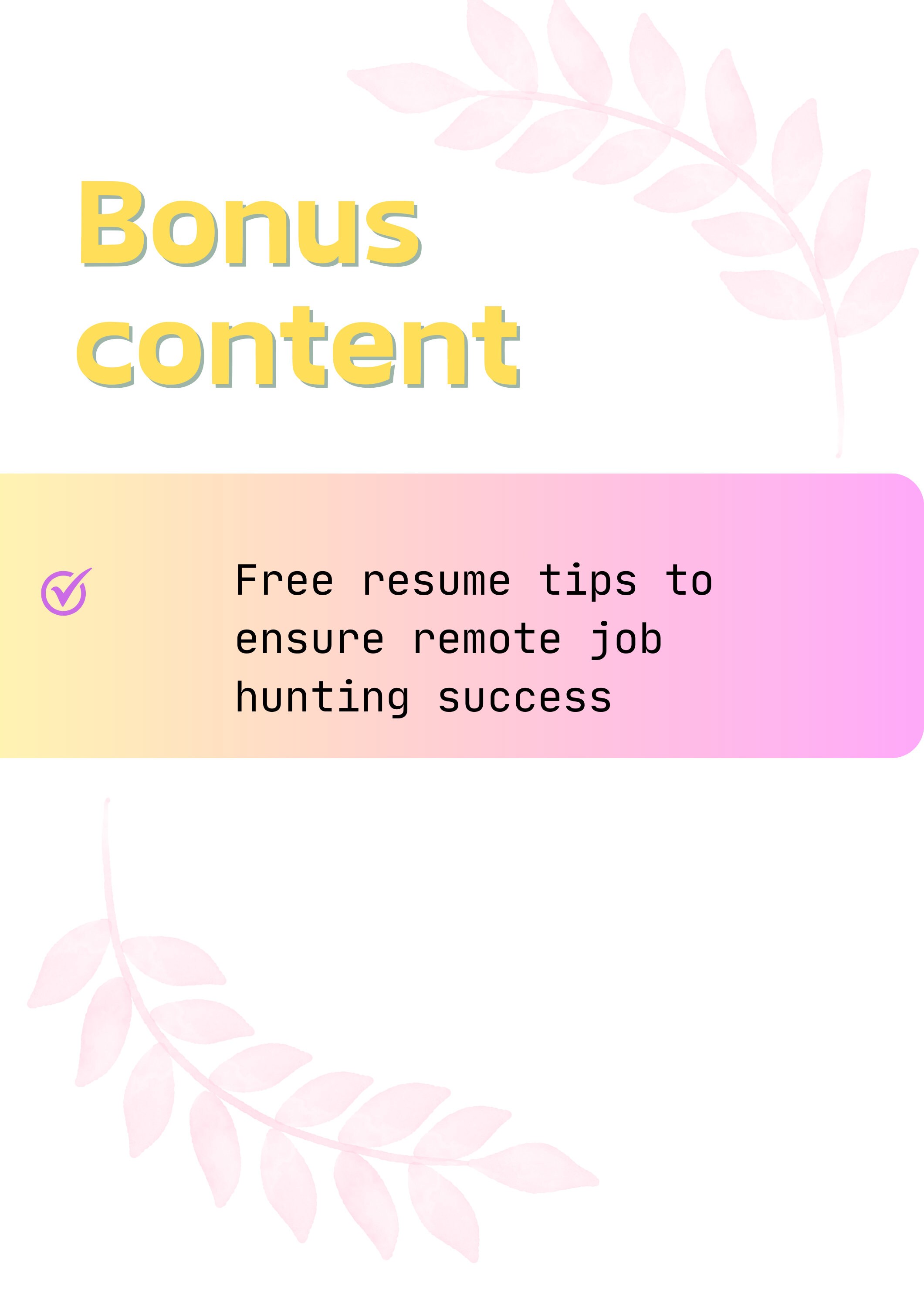 Remoteready Resumes: Tailored Templates for WFH Job Seekers - Etsy