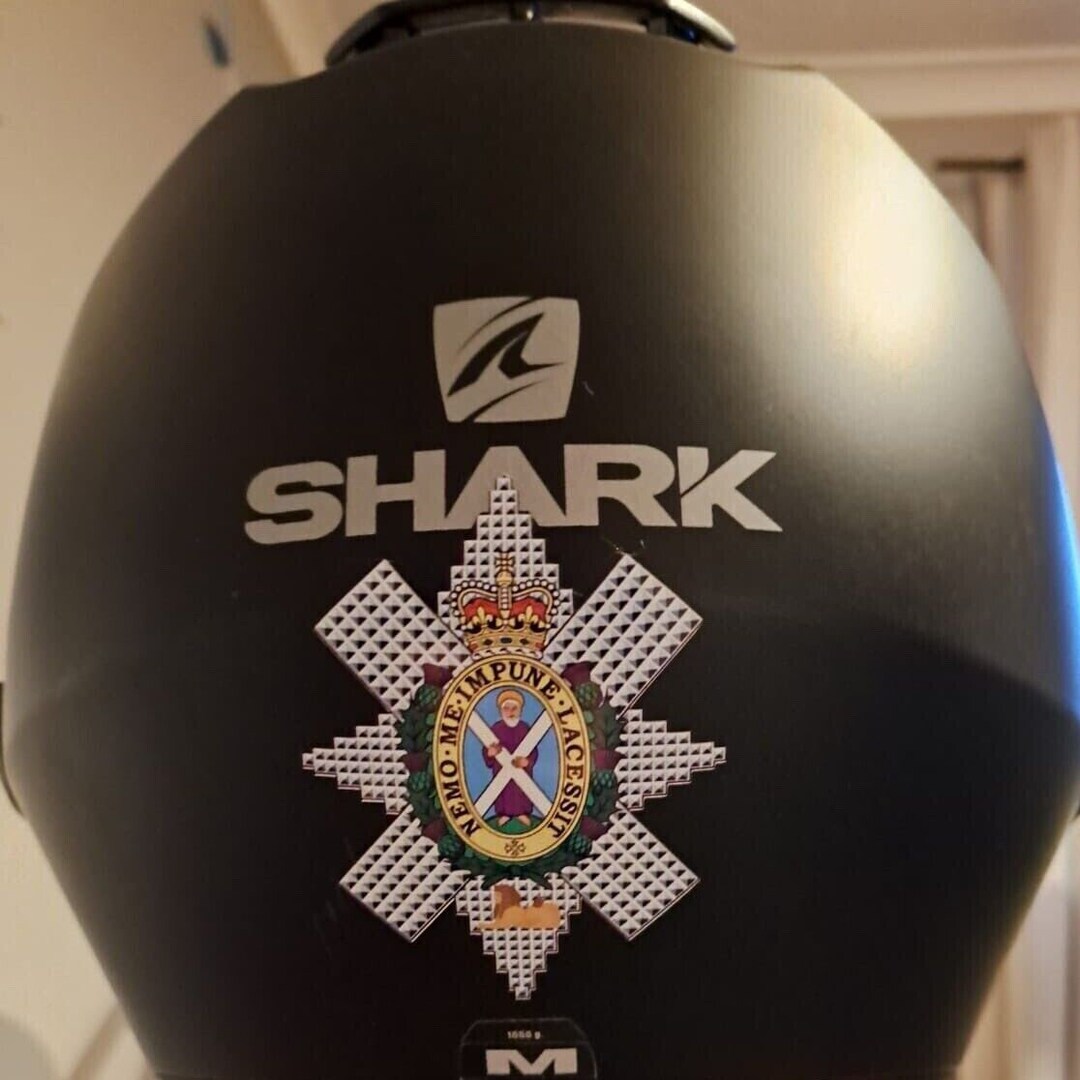 British Black Watch Scotland's Reg Helmet Decal Badge Sphinx Special ...