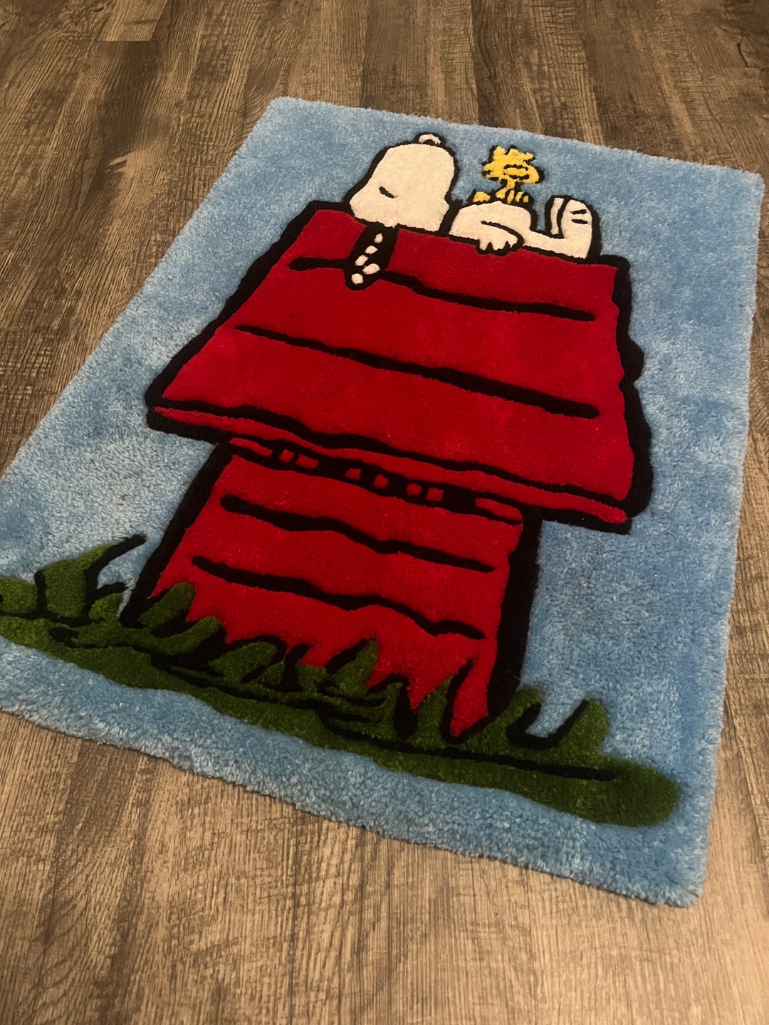 Snoopy and Woodstock Tufted Rug - Etsy