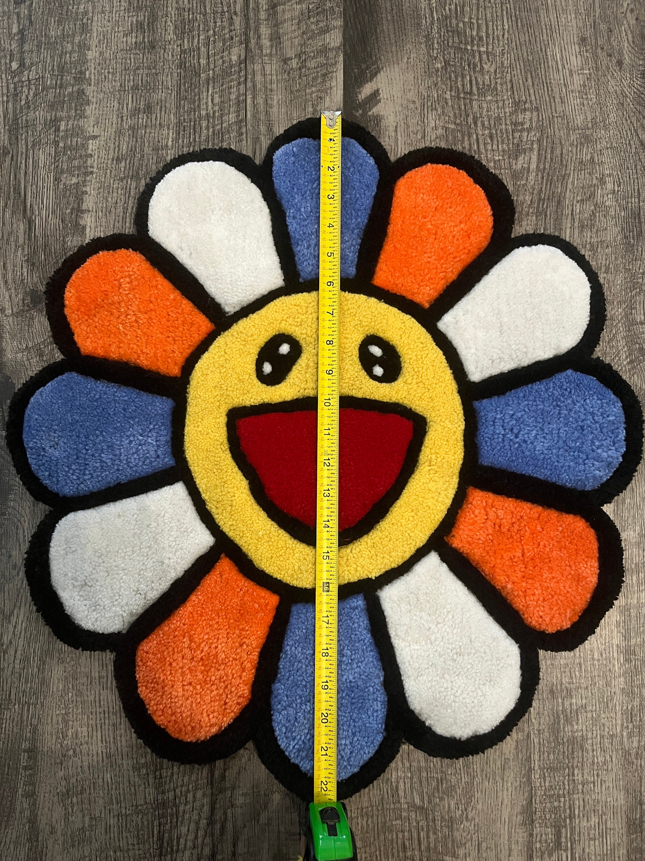 Murakami Flower Tufted Rug - Etsy