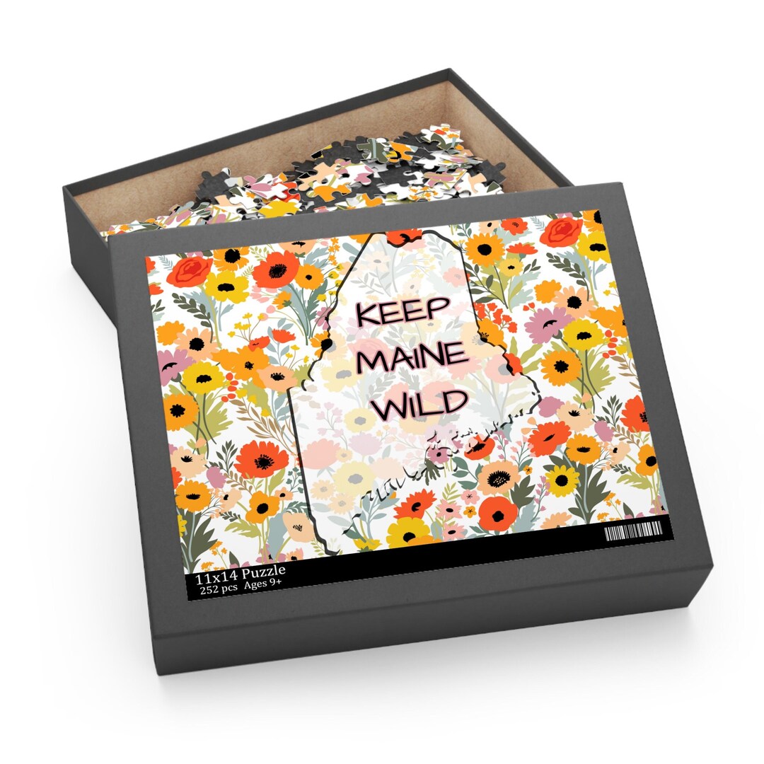 Keep Maine Wild Wildflower Conservation Jig Saw Puzzle 252, 500-piece ...