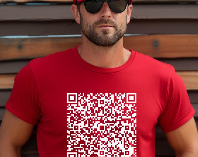 Dear Person Behind Me Custom QR Code T-shirt, Change Message Anytime ...