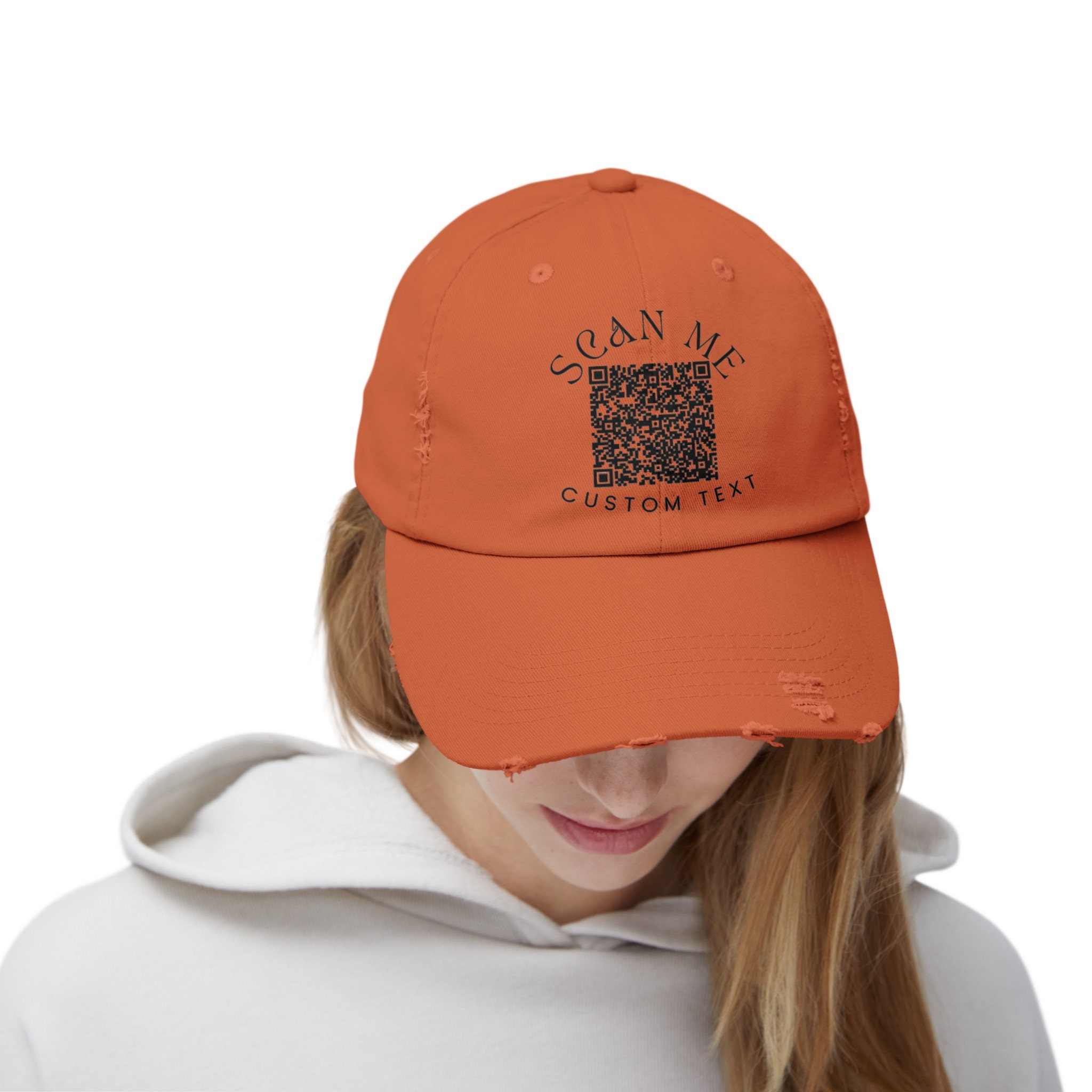 Changeable QR Code Hat Editable Custom QR Code Instantly Update Message ...