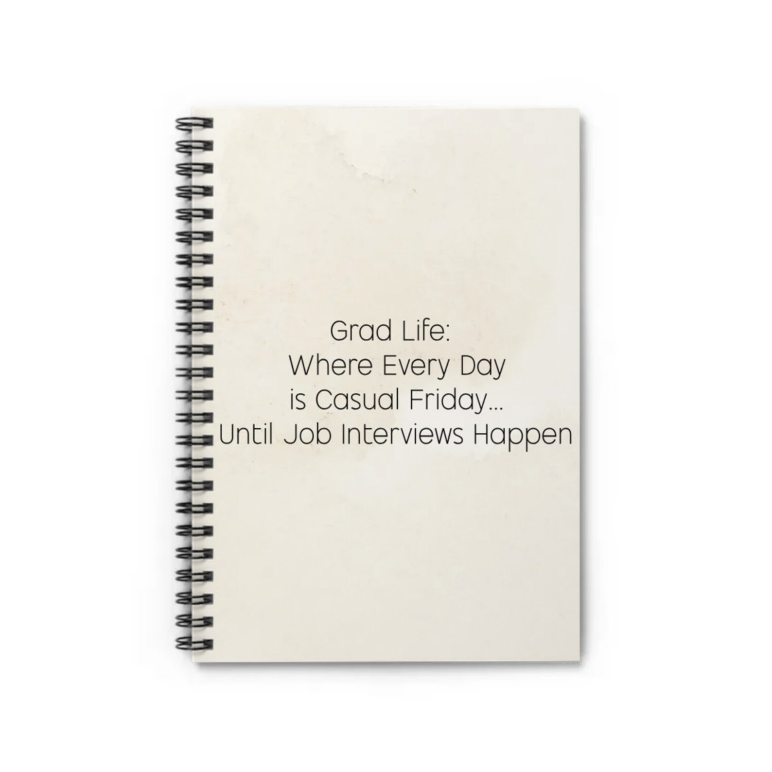 Custom Text Notebook, Notebook Personalized, Custom Spiral Journals ...