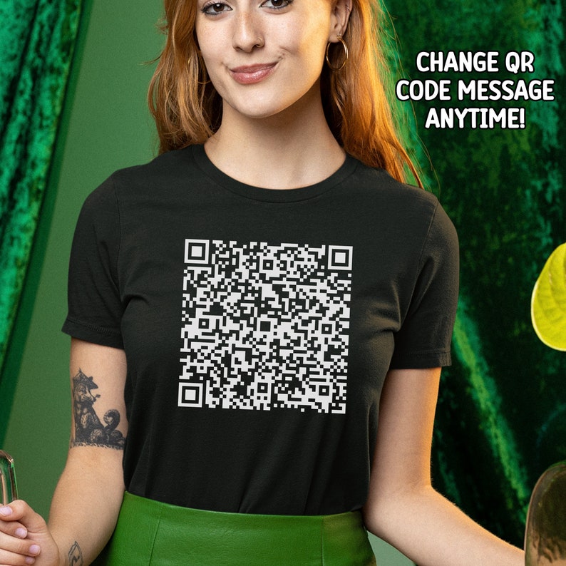 Adult Birthday Prank QR Code Shirt, Funny Saying Shirt With Custom QR ...