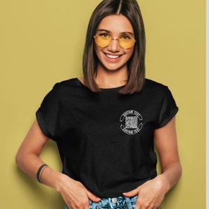 Custom Text Scan Me QR Code Shirt | Custom Funny Saying Shirt | Funny ...