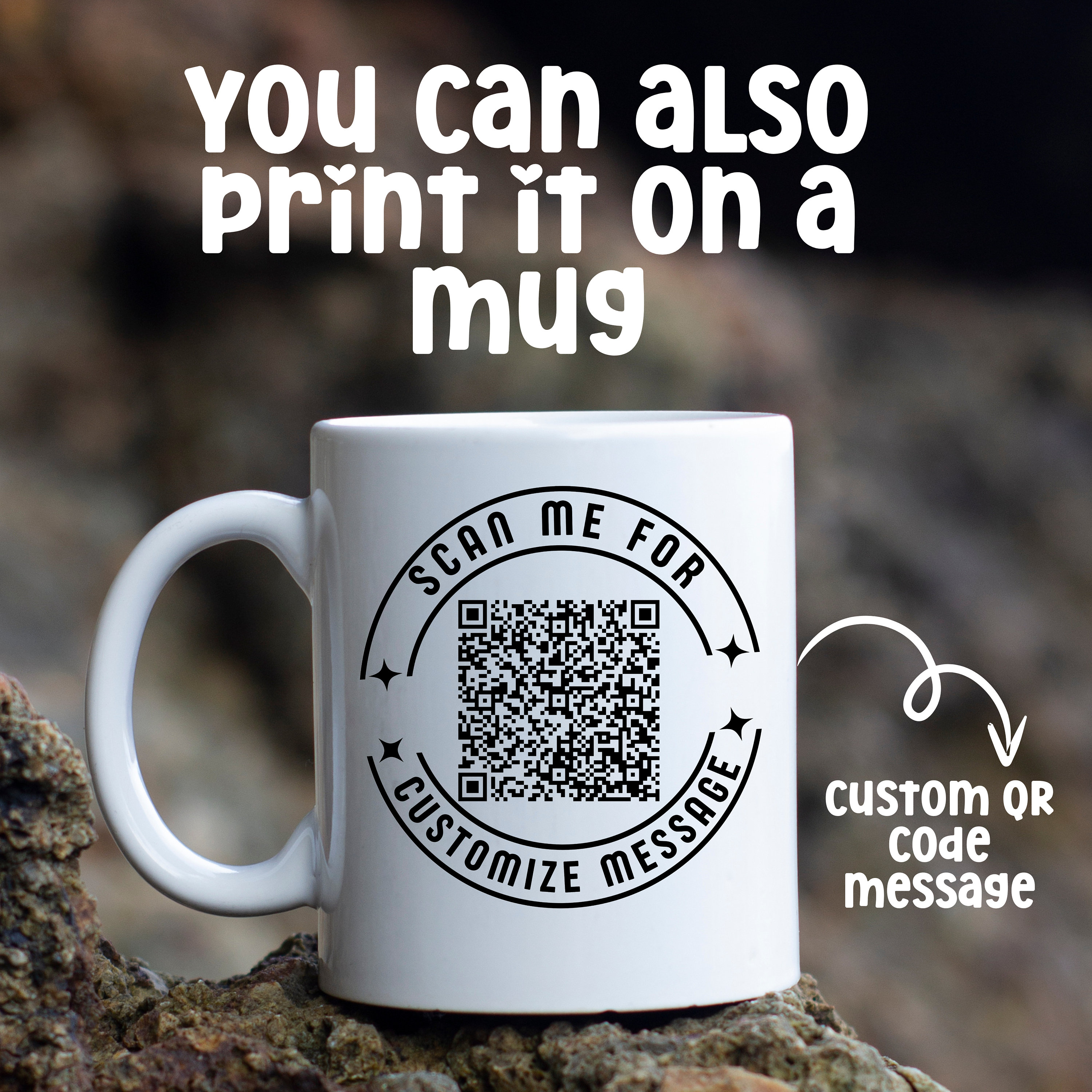 Custom Changeable QR Code SVG, Editable Digital Custom Qr Code SVG, You ...