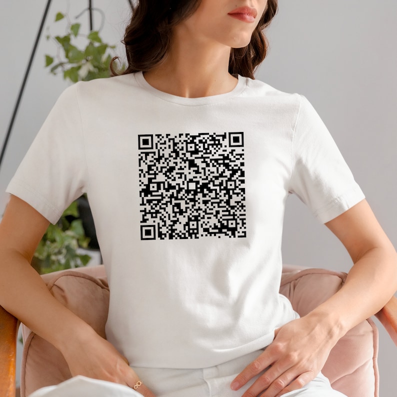 Adult Birthday Prank QR Code Shirt, Funny Saying Shirt With Custom QR Code Tee, Adult Humor Tee ...