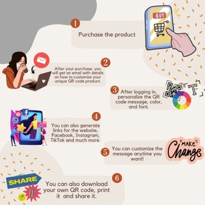 Dynamic Custom QR Code Pin Button | Custom Changeable Message of QR ...