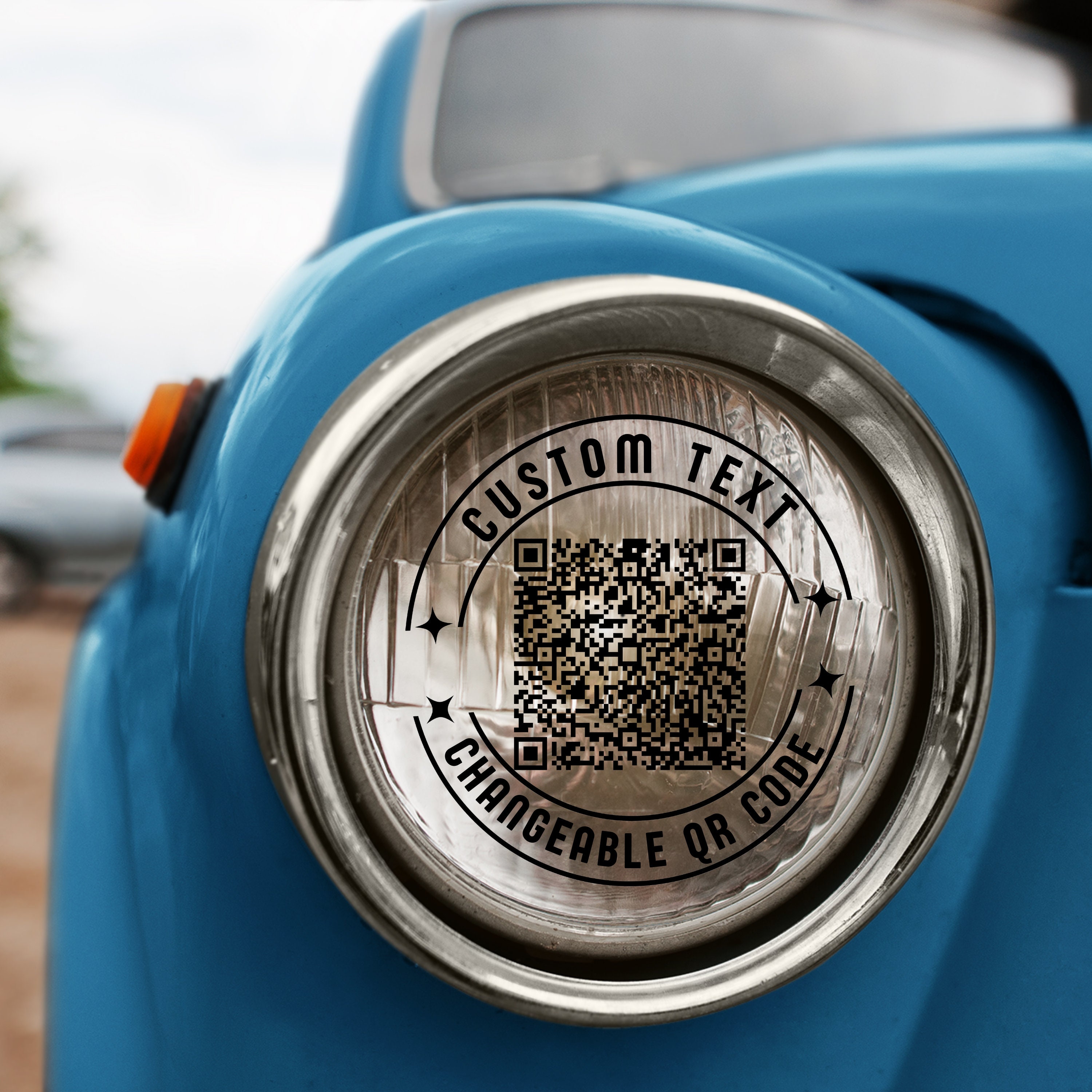 Custom QR Code Transparent Outdoor Stickers, Personalized QR Code ...