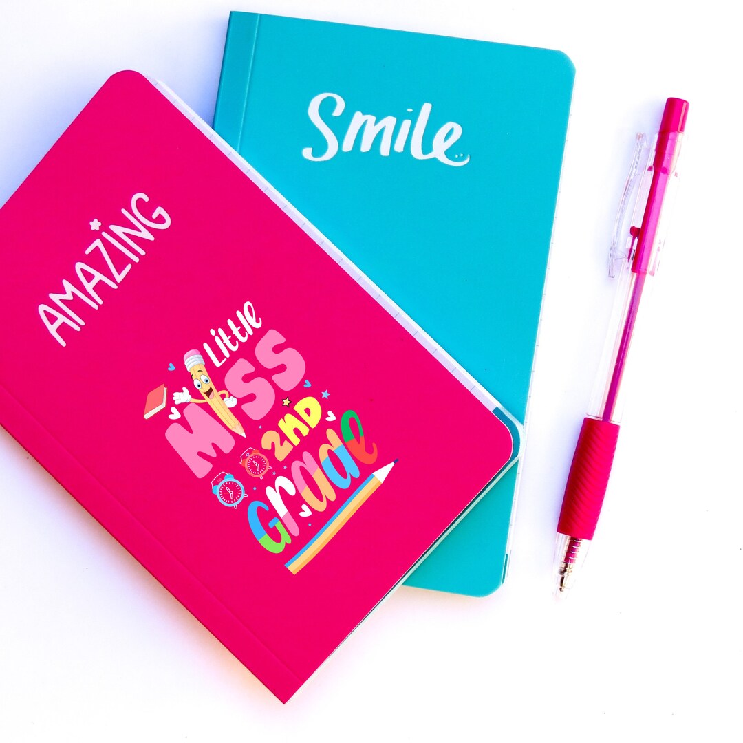 2nd Graders Stickers, Colorful Little Miss Second Grade Sticker, Kids ...