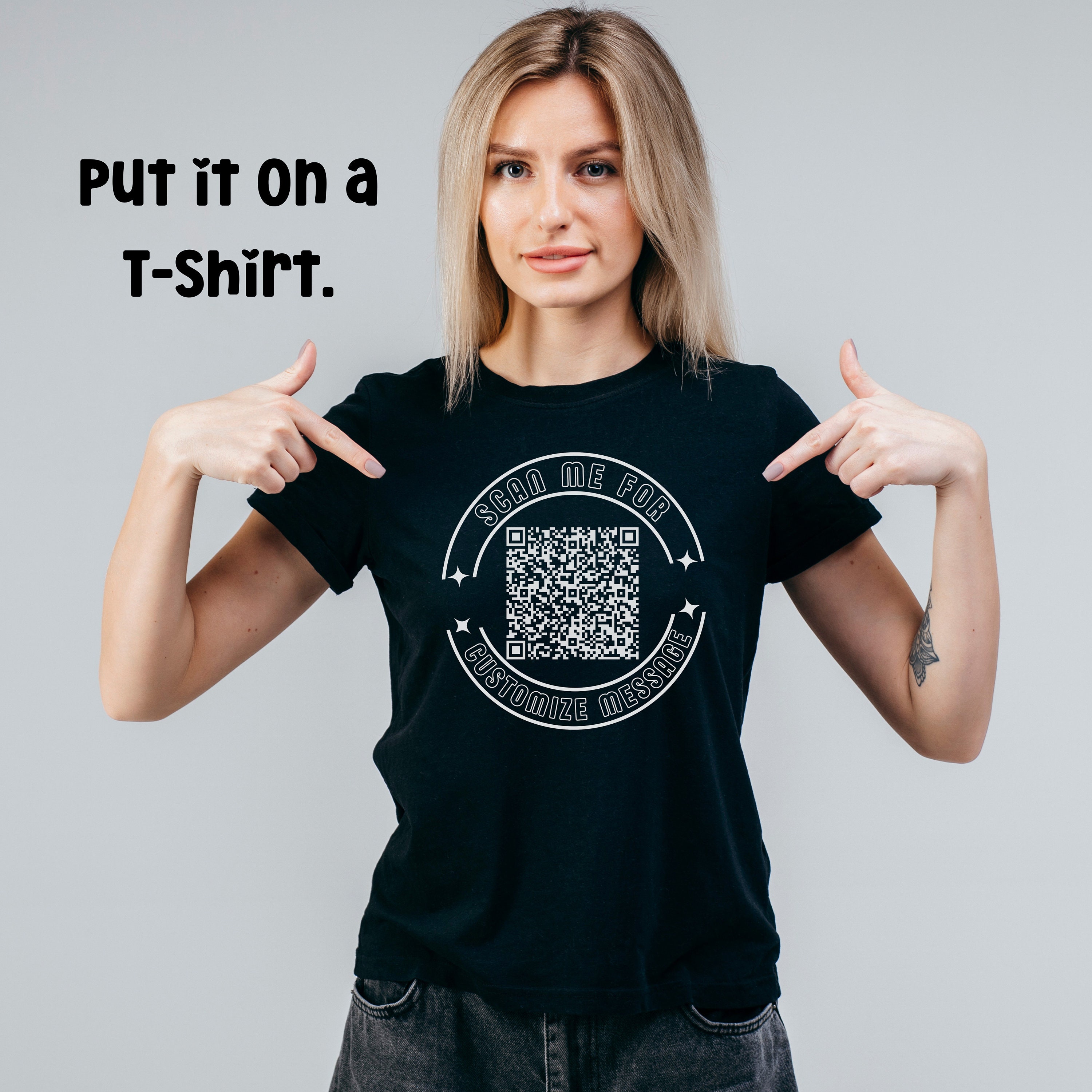 Custom Changeable QR Code SVG, Editable Digital Custom Qr Code SVG, You Can Customize Qr Code ...