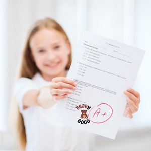 Beary Good Motivational Stickers , Cute Funny Teacher Stickers, Back to ...