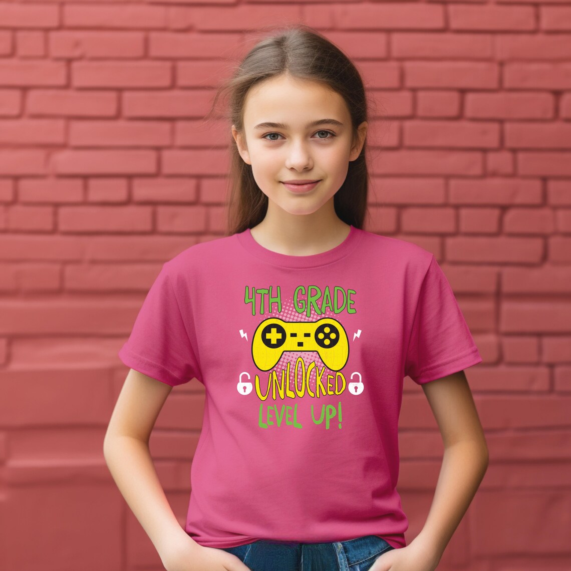Fourth Grade Unlocked Level up Shirt, Fourth Grade Gamer Shirt, Back to ...