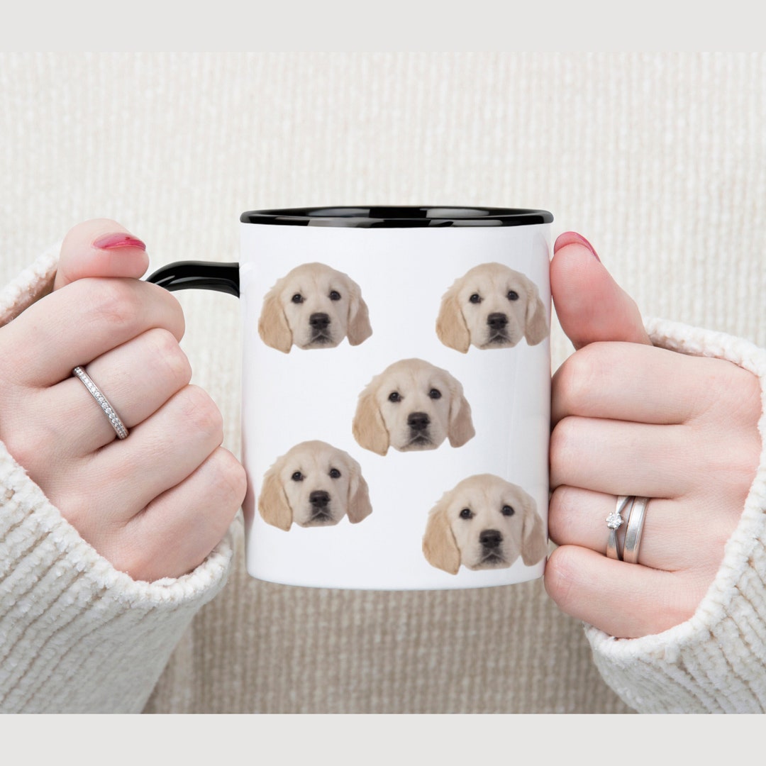 Custom Dog Face Mug, Personalized Pet Face Mug, Custom Dog Coffee Cup ...