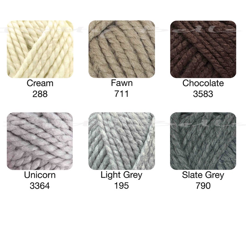 Cygnet Seriously - SUPER CHUNKY Yarns - 100% Acrylic 100g Ball - for ...