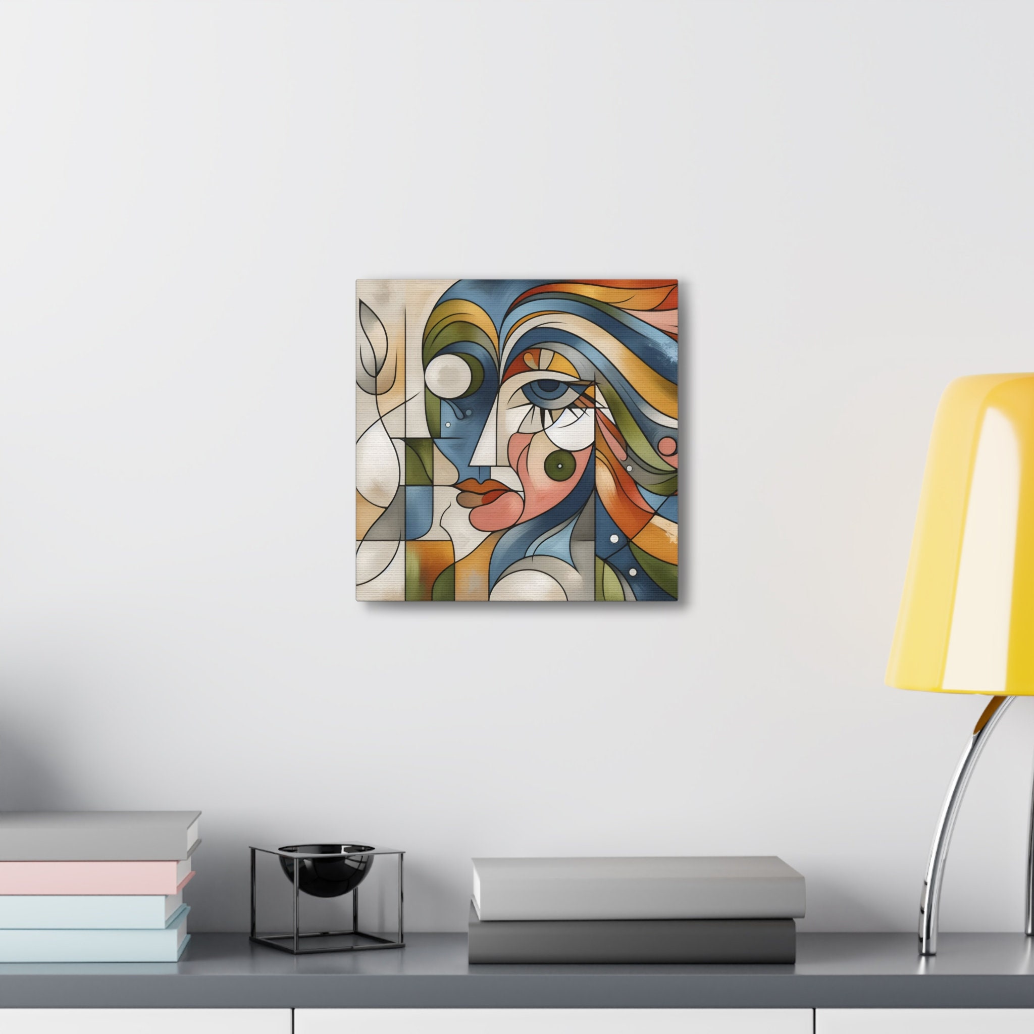 Picasso Abstract Woman Face Portrait, Pablo Picasso Wall Art, Abstract ...