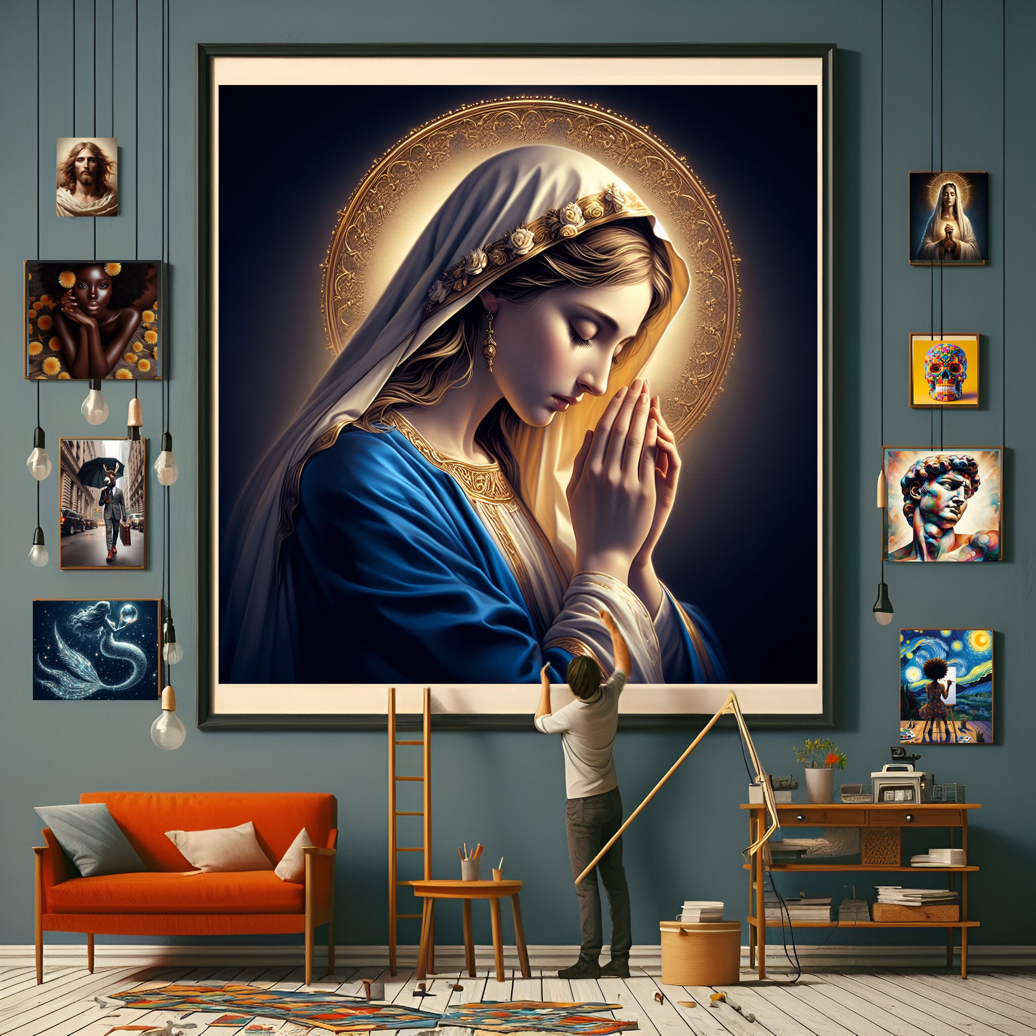 The Virgin Mary, Holy Virgin Praying, the Virgin of the Americas ...