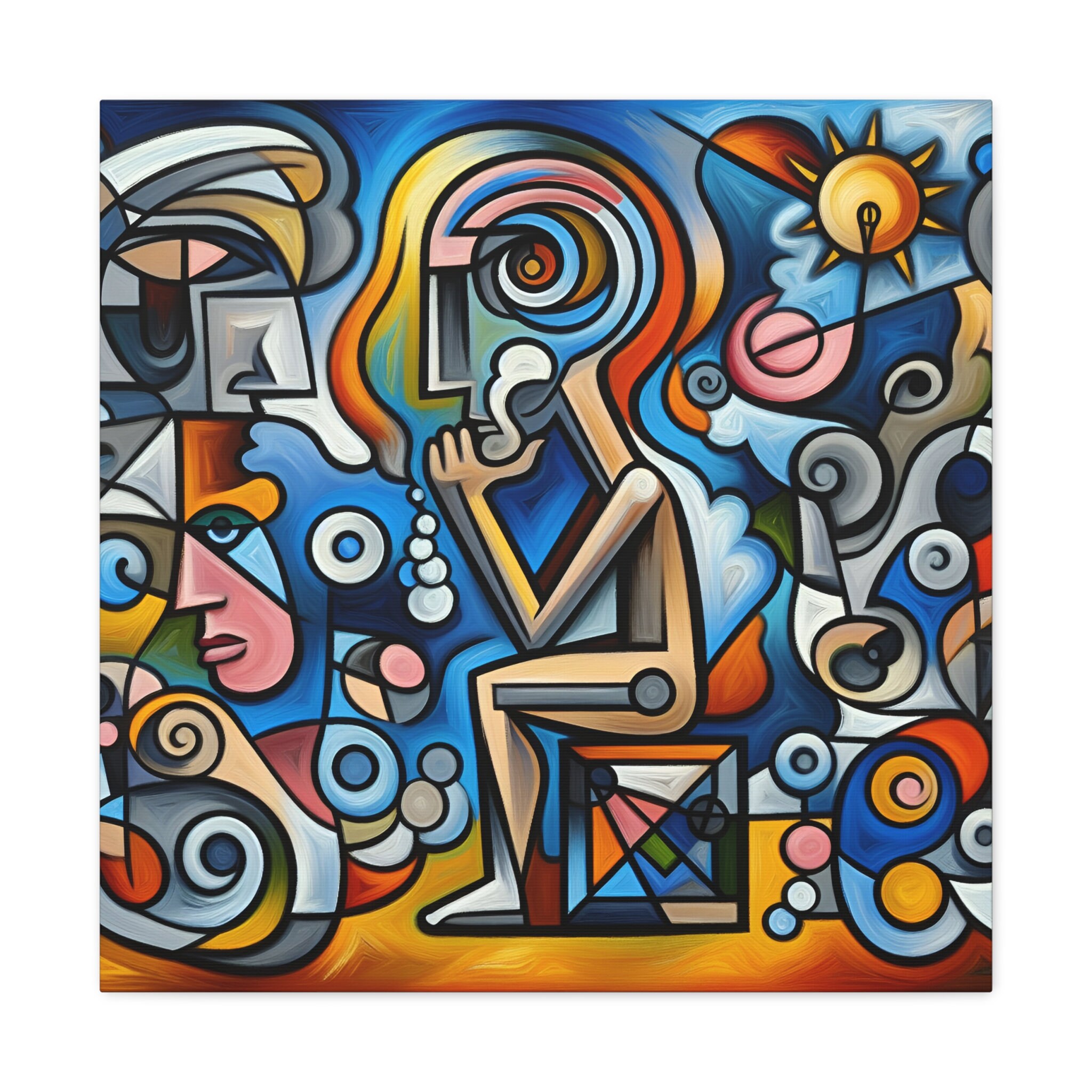Picasso Wall Art, Picasso Painting Human Search for Meaning, Picasso ...