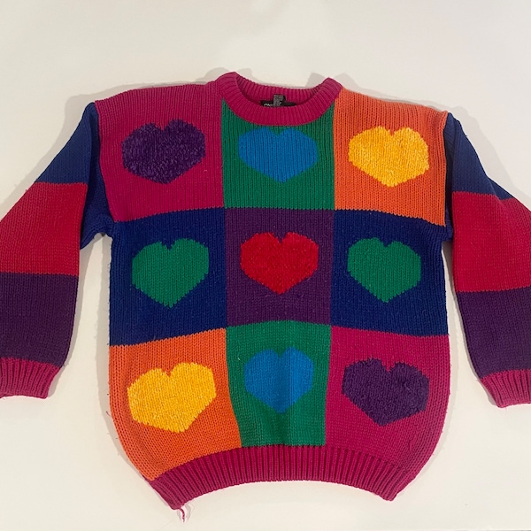 Colorblock Sweater - Etsy