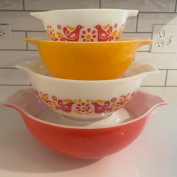 Pyrex Bowl Set - Etsy