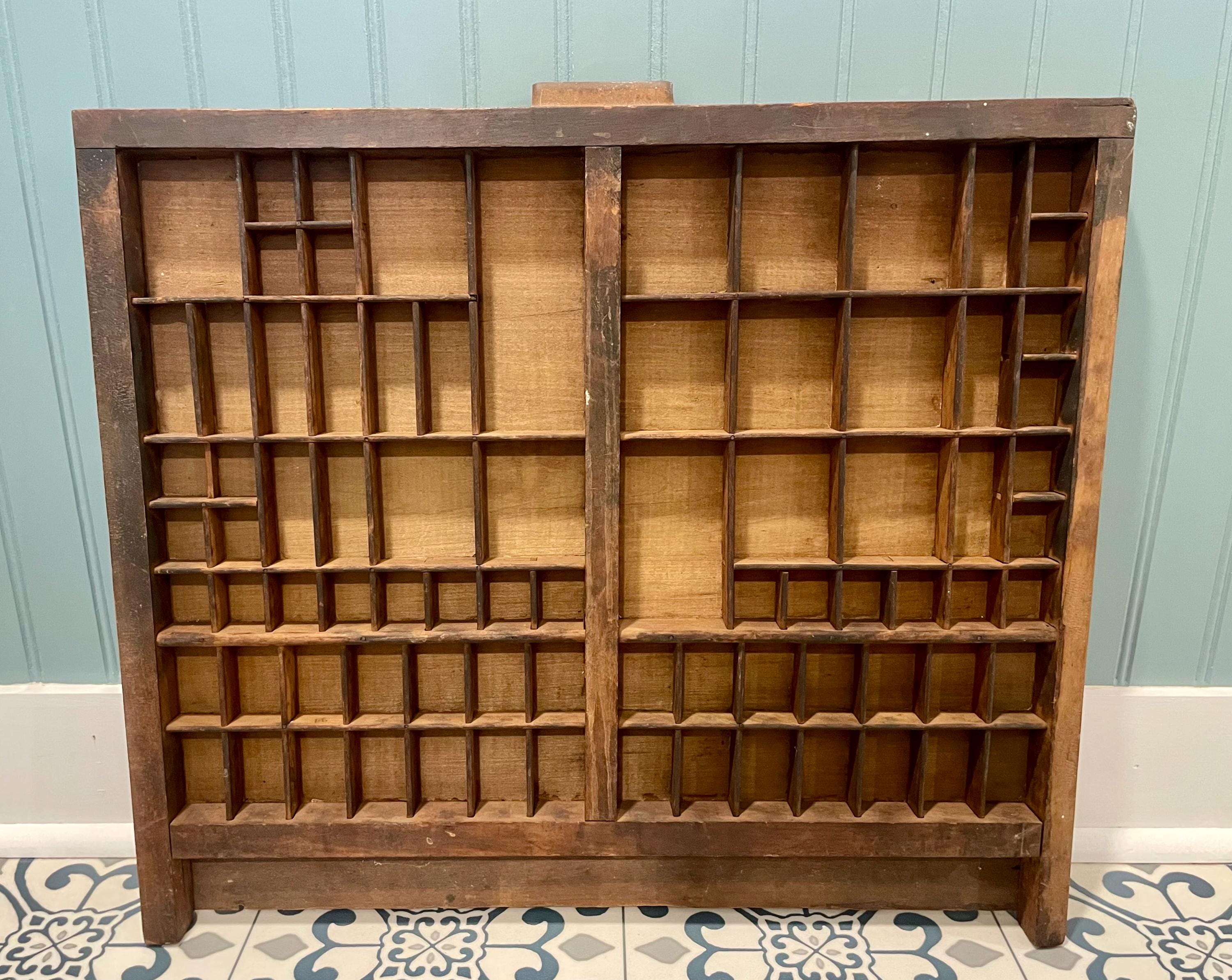 Vintage Wood Printer Letter Press Tray/typeset Drawer - Etsy