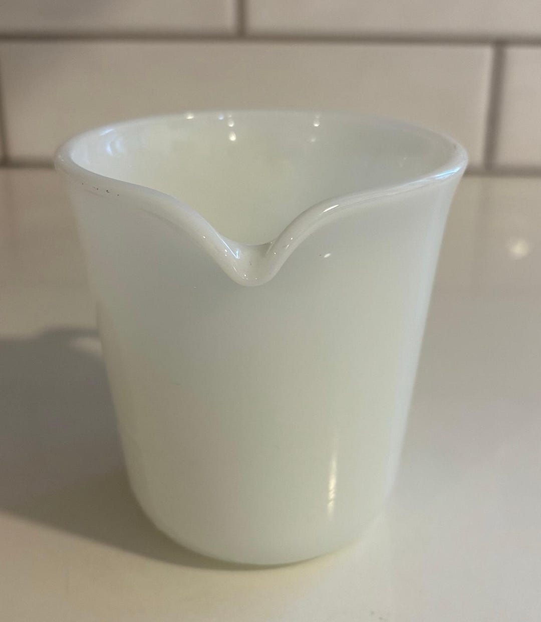 Vintage Pyrex Plain White Creamer Cup or Mug With Spout - Etsy